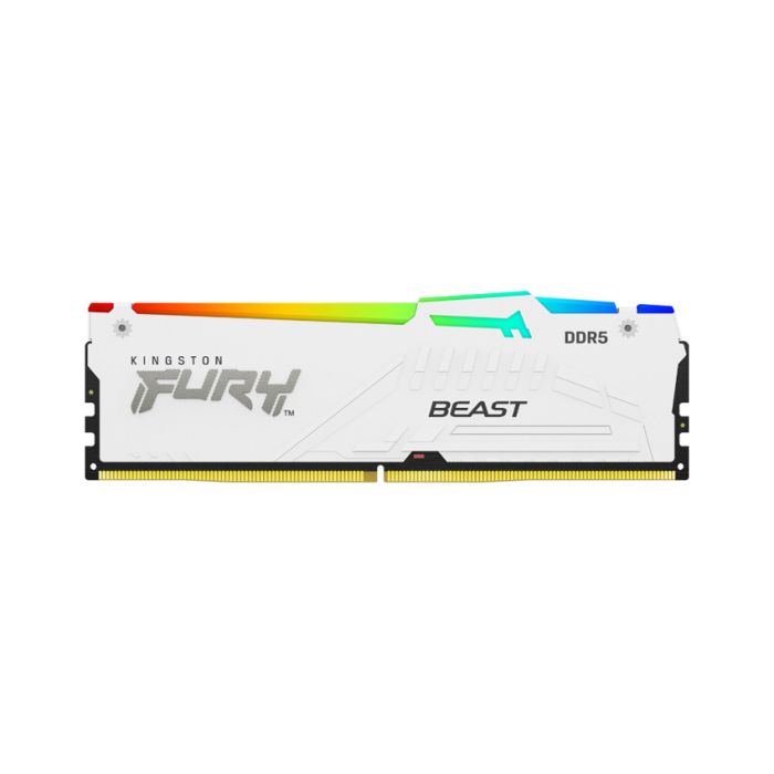 Ram memorija Kingston DIMM DDR5 32GB 5200MT/s KF552C40BWA-32 Fury Beast RGB Whit