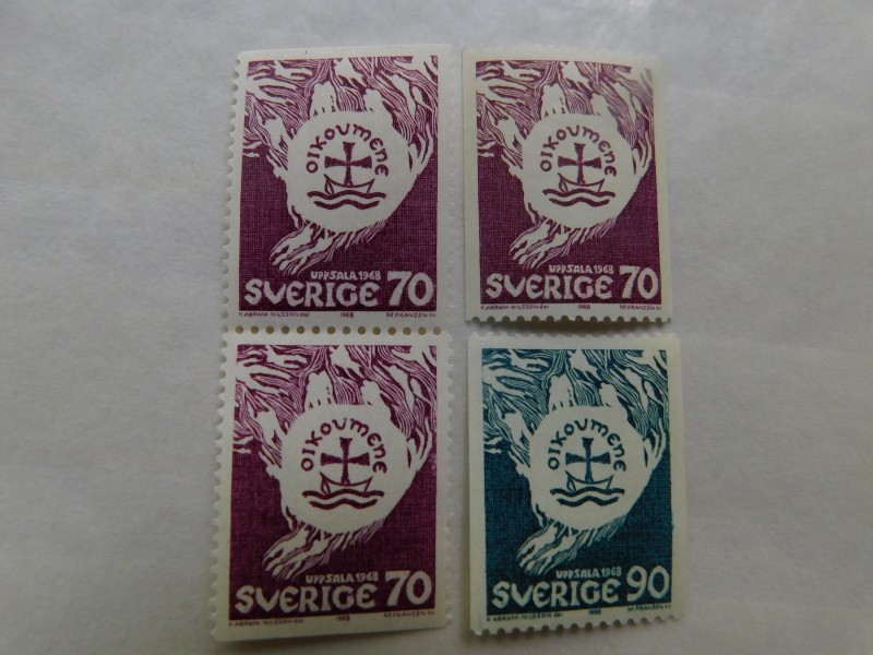 SVERIGE 1968 KOMPLET ČISTA SERIJA