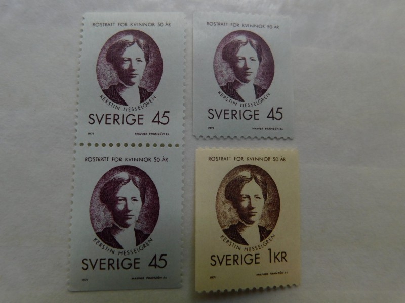 SVERIGE 1971 KOMPLET ČISTA SERIJA