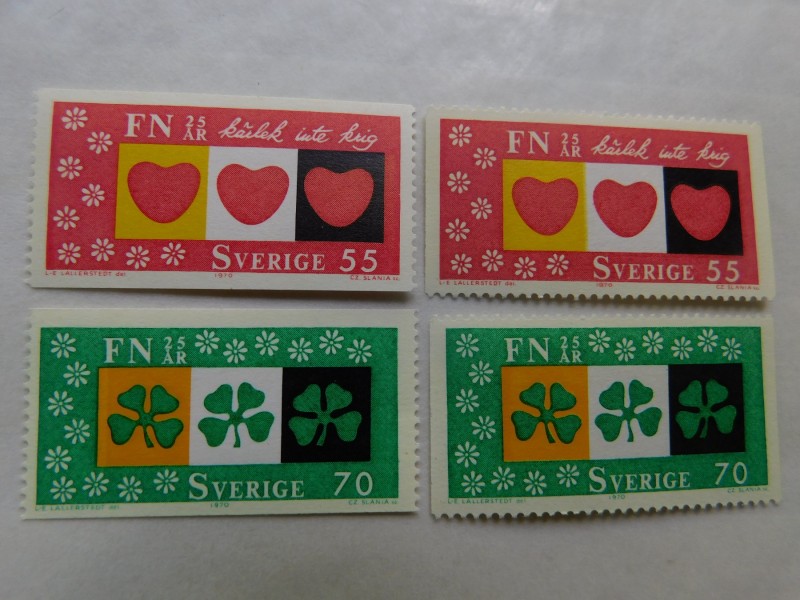 SVERIGE 1970 KOMPLET ČISTA SERIJA