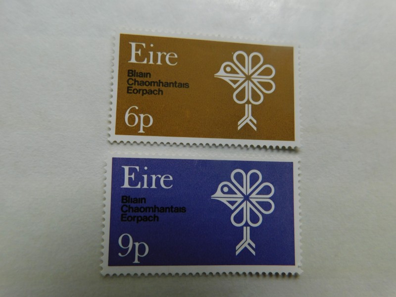 EIRE 1970 KOMPLET ČISTA SERIJA