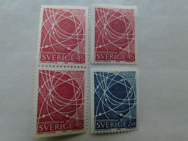 SVERIGE 1968 KOMPLET ČISTA SERIJA