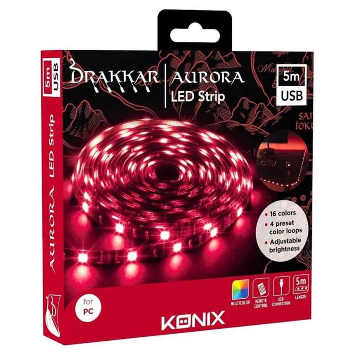 Led trake Strip Konix - Drakkar - Aurora - USB 5m