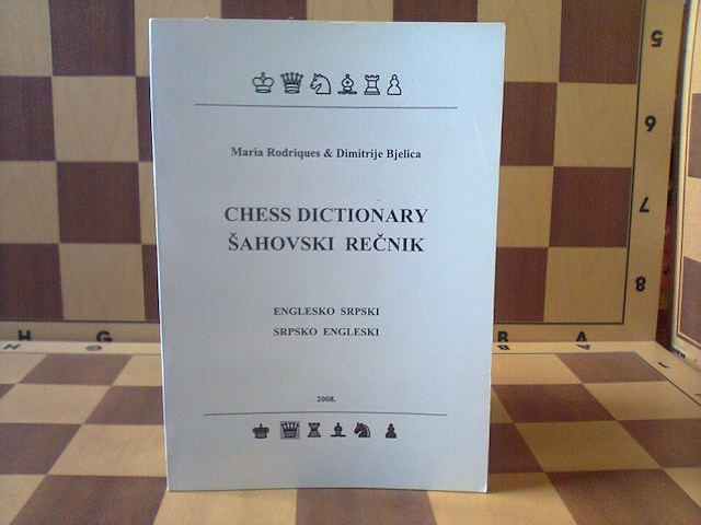 Chess Dictionary (Sahovski Recnik) sah