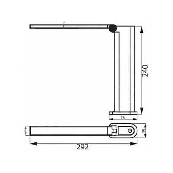 PHILIPS STONA SVETILJKA AMBER DSK202 PT 5W 40K CRNA USB 02 CENA