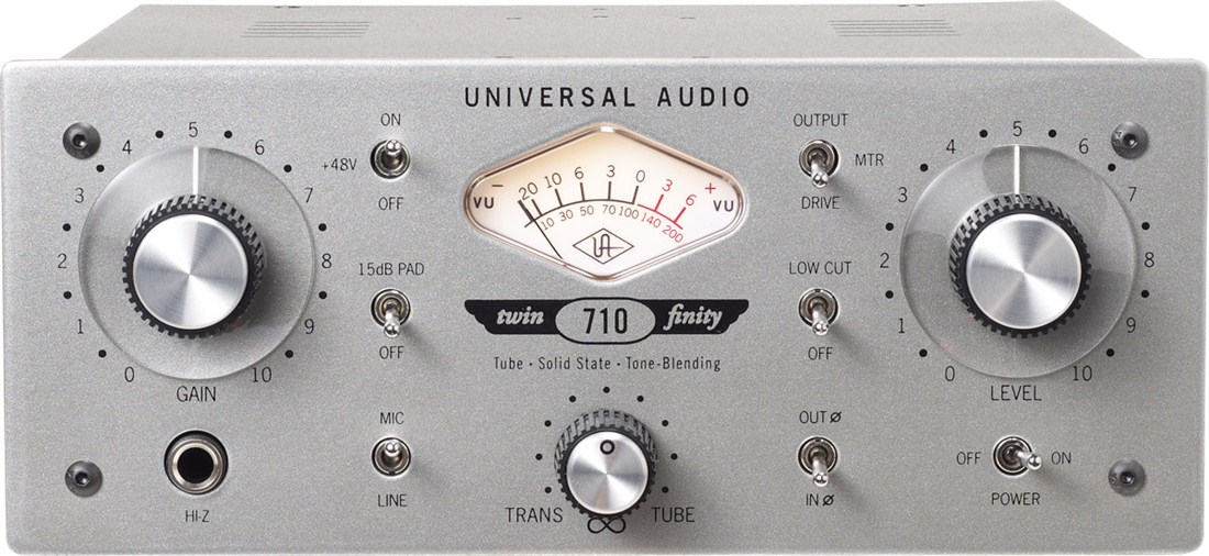 Universal Audio 710 Twin-Finity | Tone-Blending Mic Preamplifier