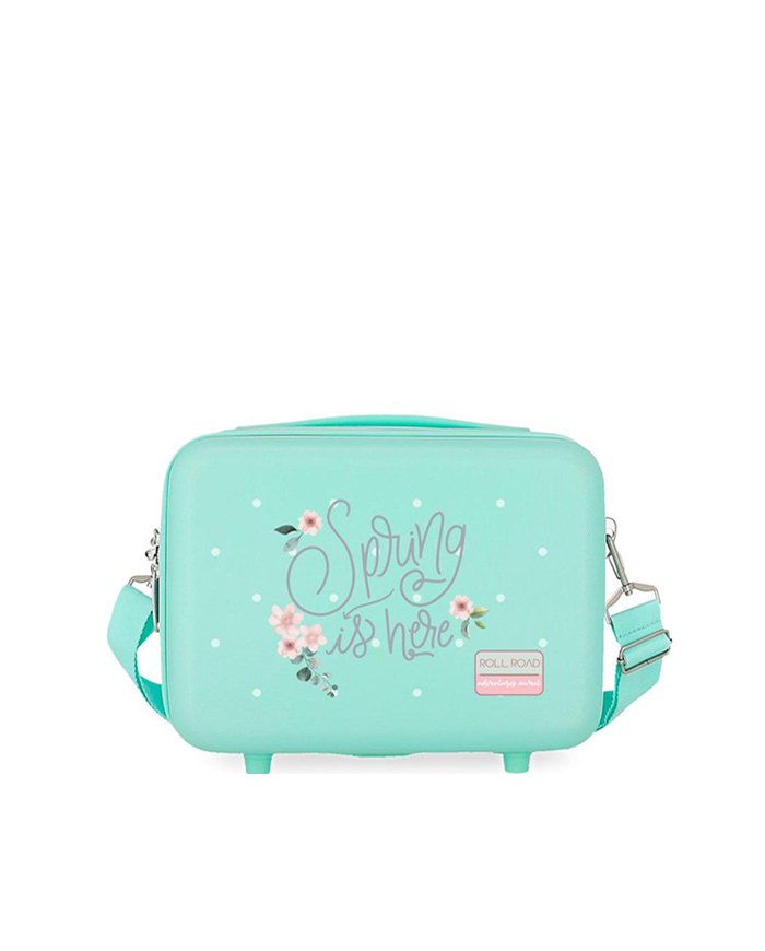 NESESER BEAUTY CASE SPRING IS HERE TURQUOISE Roll Road