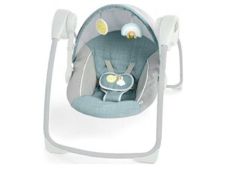 INGENUITY LJULJAŠKA ZA BEBE SUN VALLEY CANOPY PORTABLE SWING - TEAL SKU16905