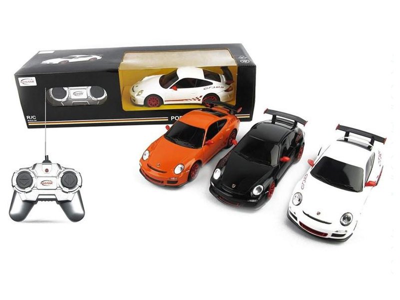 RASTAR IGRAČKA RC AUTO PORSCHE GT3 1:24 (CRNI, BELI)