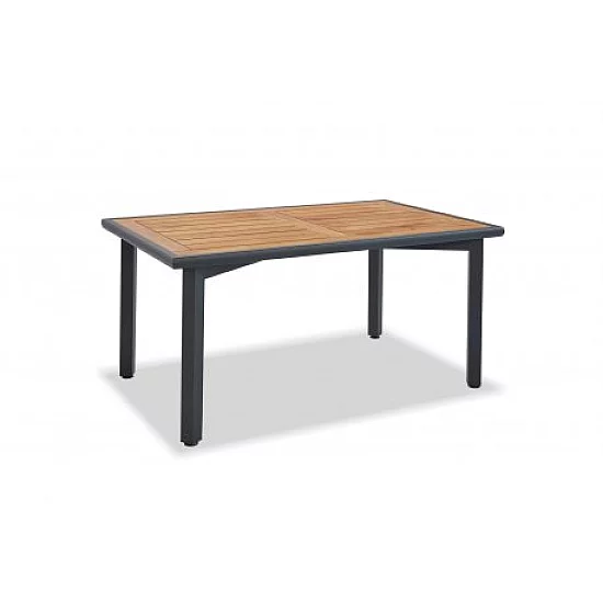 HANAH HOME BAŠTENSKI STO BERLIN ANTHRACITE WOODEN CENA
