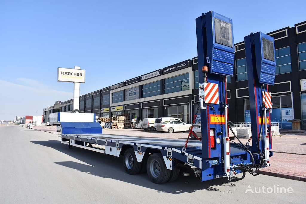 Nova Donat 2 axle lowbed semi-trailer poluprikolica sa niskom platformom