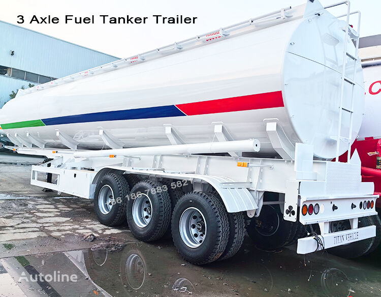 Nova 3 Axle Fuel Tank Trailer Price in Djibouti cisterna za goriva i maziva