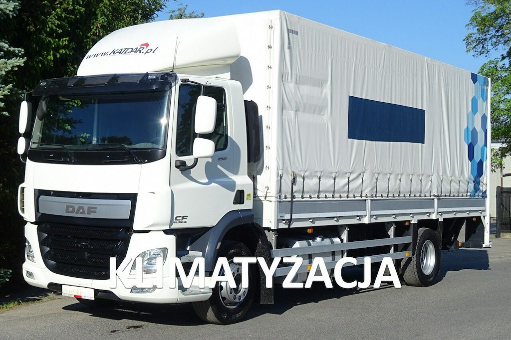 DAF CF 250 kamion sa klizna zavesa cerada