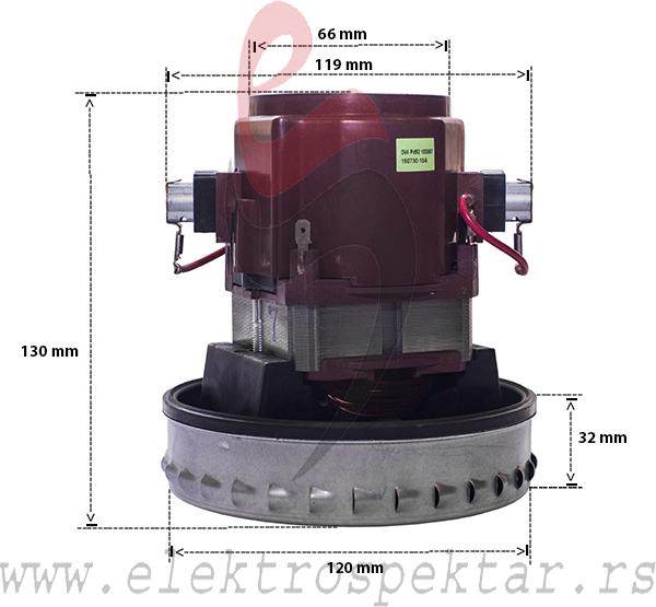 MOTOR USISIVAČA GORENJE 265246 1600W 0302554