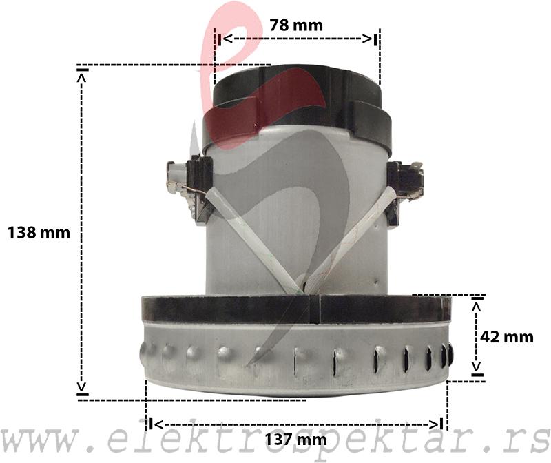 MOTOR USISIVAČA 1400W HIDRO 1 ELISA