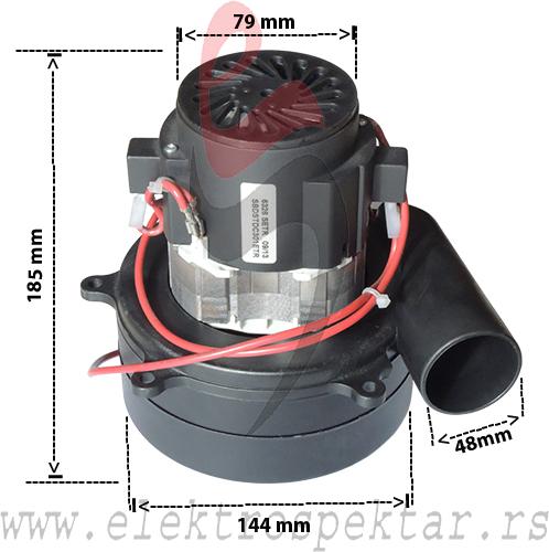 MOTOR USISIVAČA 450W DVOSTEPENI 24V 0302544