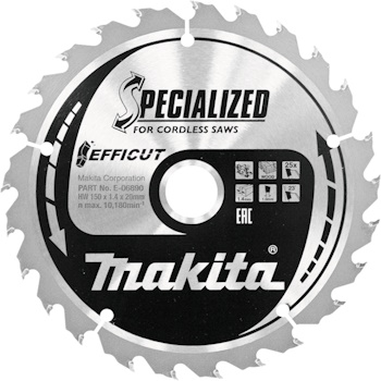 Makita list za testeru od tvrdog metala 150mm E-06890