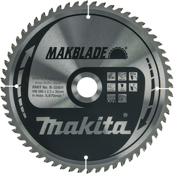 Makita TCT list za testeru MAKBlade 260mm B-32801