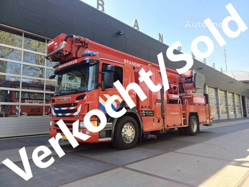 Scania P 360 Brandweer, Firetruck, Feuerwehr - Hoogwerker automehaničke lestve