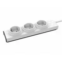 Modularni produžni kabl sa tri utičnice 3m DesignNest PowerStrip White