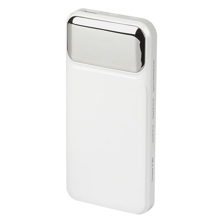 CONNECTOR, pomoćna baterija, 10.000 mah, bela