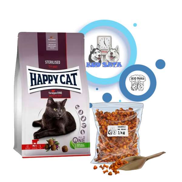 Happy Cat Hrana Za Sterilisane Mačke Govedina, Na Razmeru 1kg