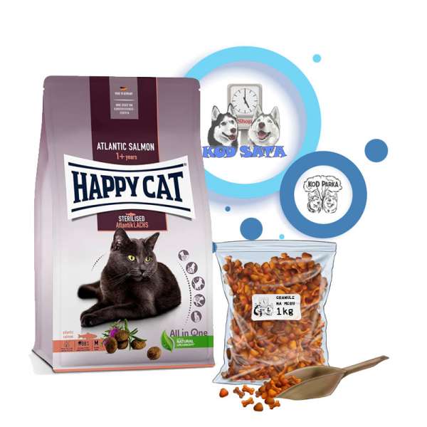 Happy Cat Hrana Za Sterilisane Mačke Losos, Na Razmeru 1kg