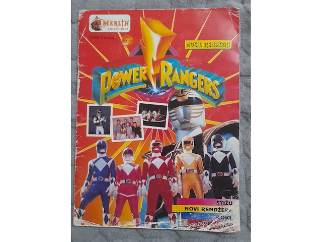 Moćni rendžeri, Power rangers, Merlin, Popunjen album