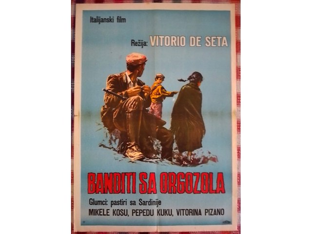 plakat BANDITI SA ORGOZOLA