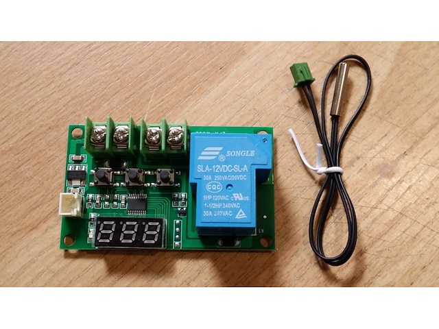 Digitalni termostat W1209 12V 30A