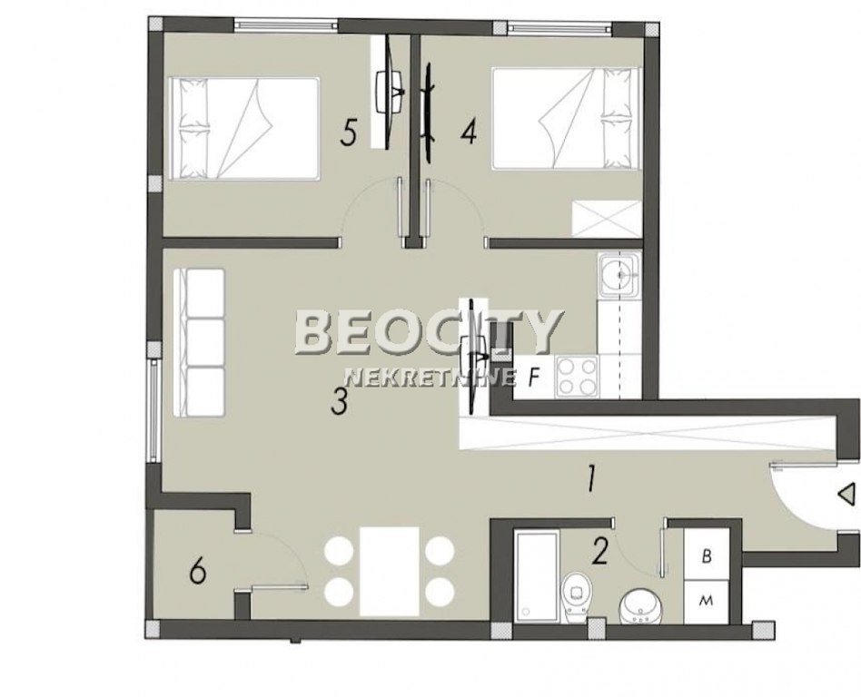 Čukarica, Sremčica, Beogradska , 3. 0, 52m2, 86350EUR 2500e parking mesto