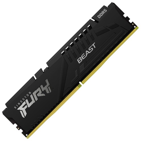 Kingston 16GB (1x16GB) DDR5 6400MT/s CL32 FURY Beast Black EXPO DIMM memorija | KF564C32BBE-16