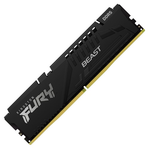 Kingston 16GB (1x16GB) DDR5 6800MT/s CL34 FURY Beast Black XMP DIMM memorija | KF568C34BB-16