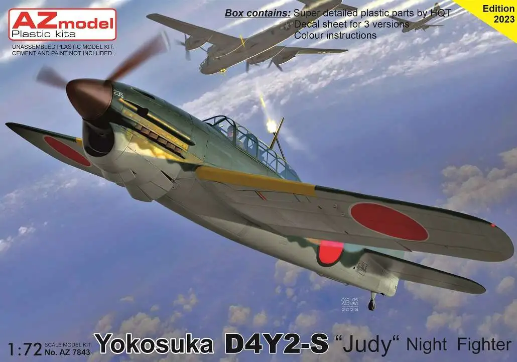 AZ MODEL 1/72 Yokosuka D4Y2-S „Judy“ Night Fighter