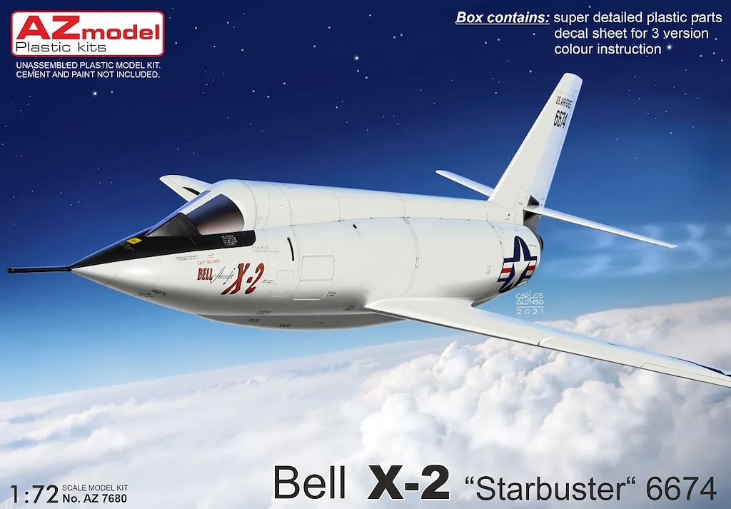 AZ MODEL 1/72 Bell X-2 „Starbuster“ 6674