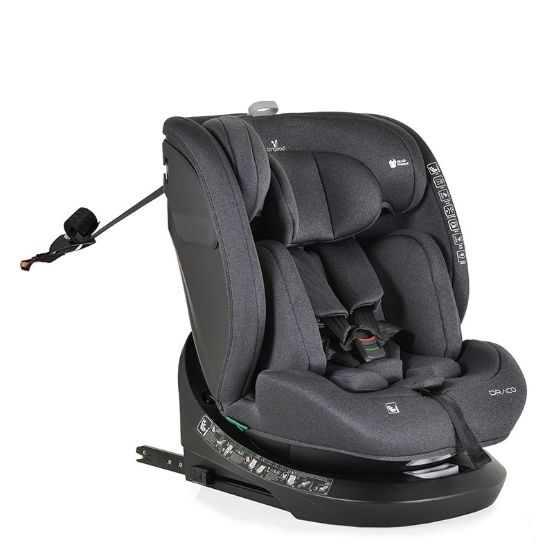 Moni Draco Isofix i-Size auto sedište 40-150cm Black