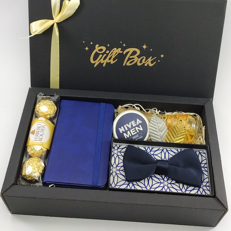 Poklon kutija Leptir mašna i notes box 00038-1