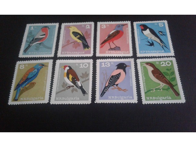 Bugarska ptice serija iz 1965. god.