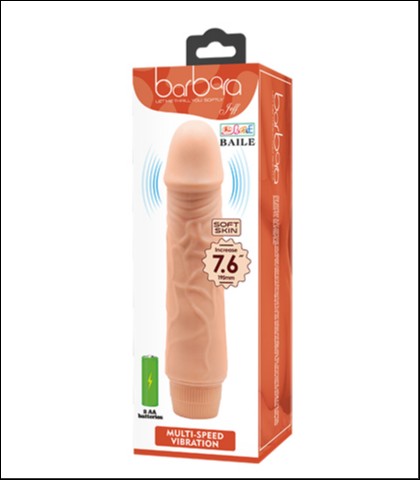 Realisticni vibrator "soft skin"