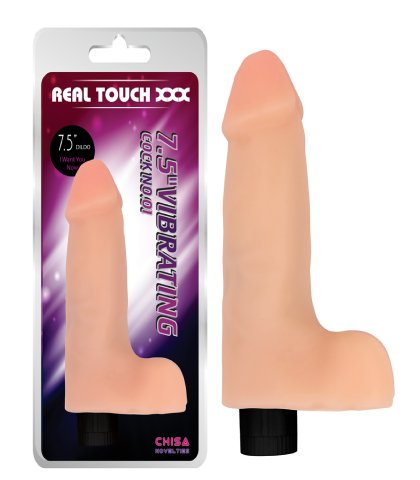 Mekani vibrator sa testisima - 19cm - vibrating cock no.01