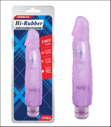 Veliki ljubicasti vibrator - 24cm