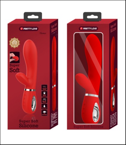 Silikonski vibrator thomas red