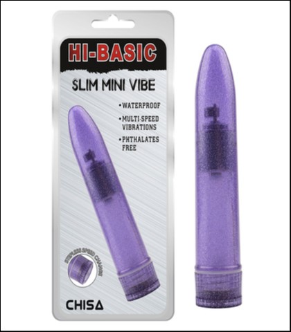 Ljubicasti vibrator - slim mini vibe