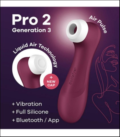 Satisfyer pro 2 generation 3 with liquid air