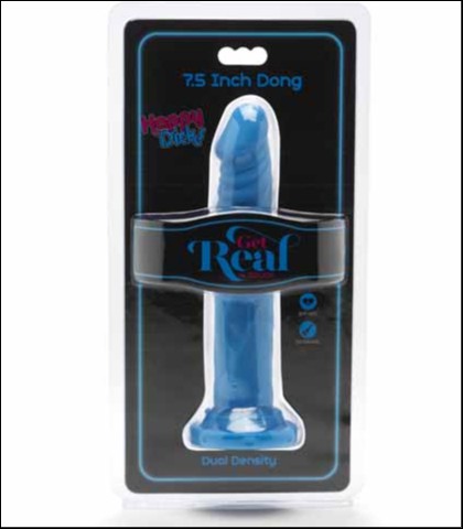 Realisticni dildo u plavoj boji - 19cm