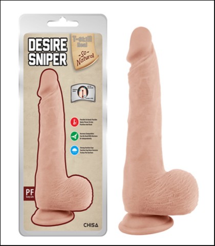 Mekani dildo 23cm - sniper desire