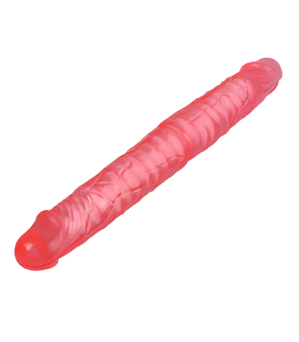 Dvostrani dildo - pink