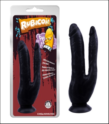 Crni dupli dildo dark magic dual penis