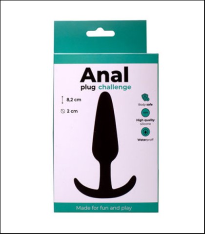 Mali silikonski analni plug / silicone anal plug s size