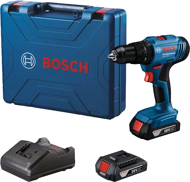 Bosch GSB 183-Li Akumulatorska vibraciona bušilica - odvrtač 2x2,0 Ah 06019K9100